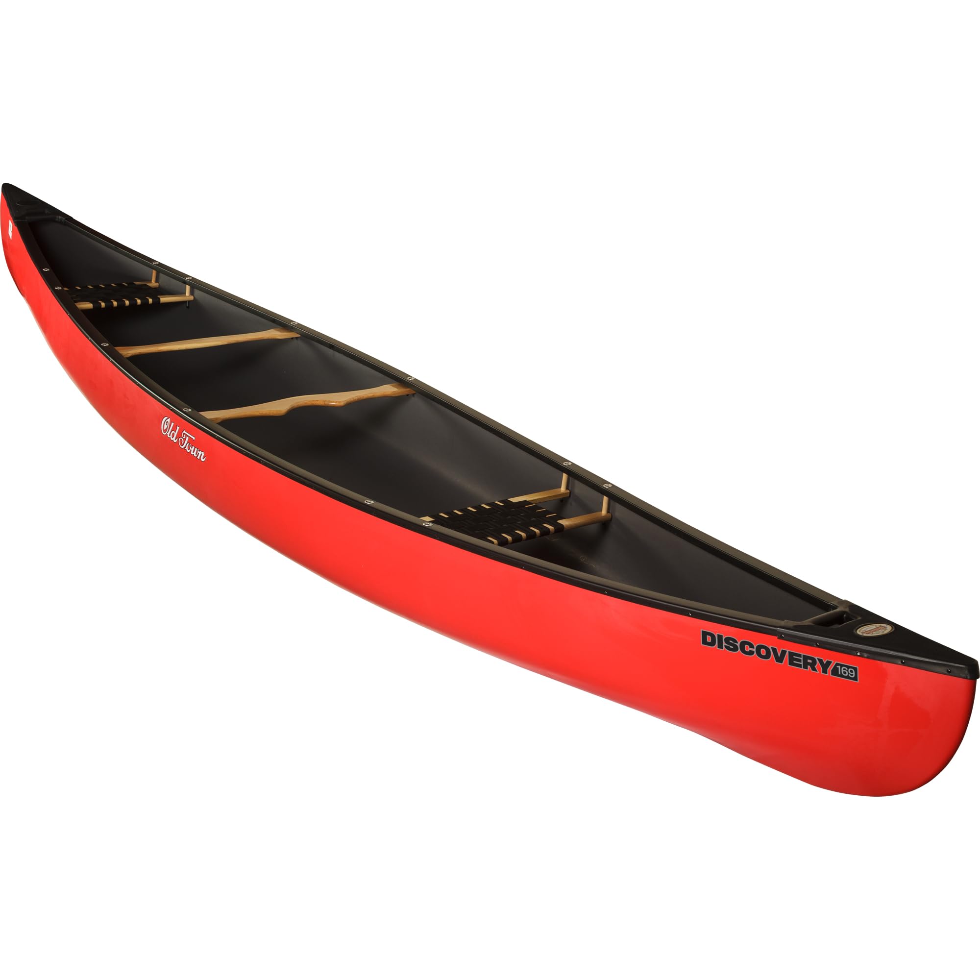 Old Town Canoes & Kayaks Discovery 169 Recreational Canoe, Red, 16 Fee ...