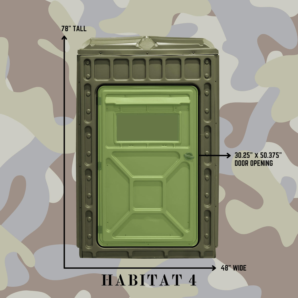 Outta Site Hunting Blind – 4 & 5 Sided High Density Plastic Hunting Bl ...