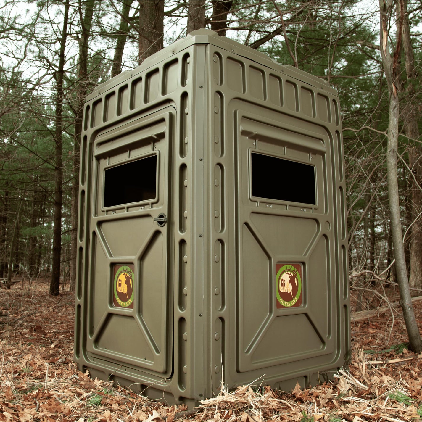 Outta Site Hunting Blind – 4 & 5 Sided High Density Plastic Hunting Bl ...